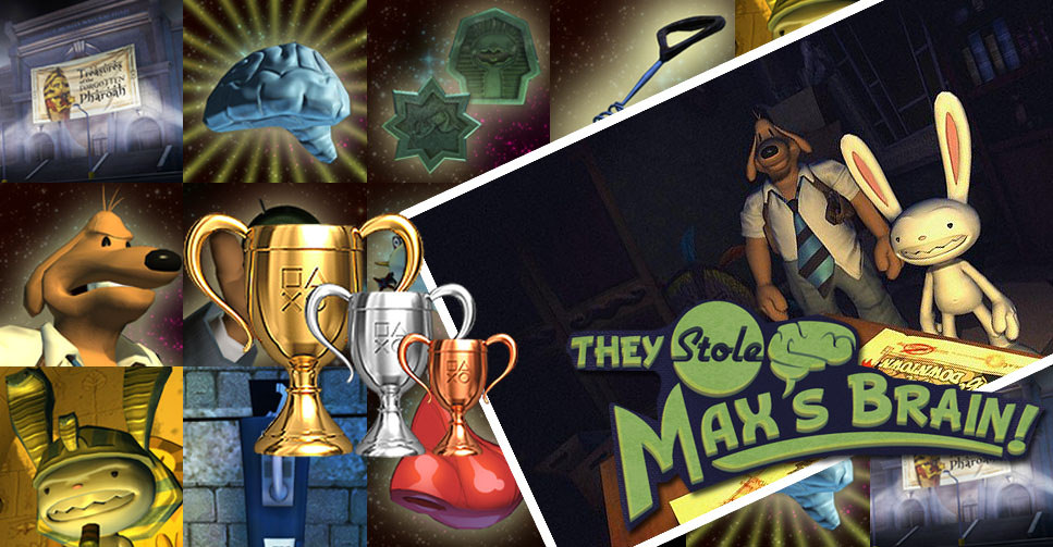 Sam & Max: They Stole Max's Brain! (PS3) tem troféu, polícia e pirâmide ...