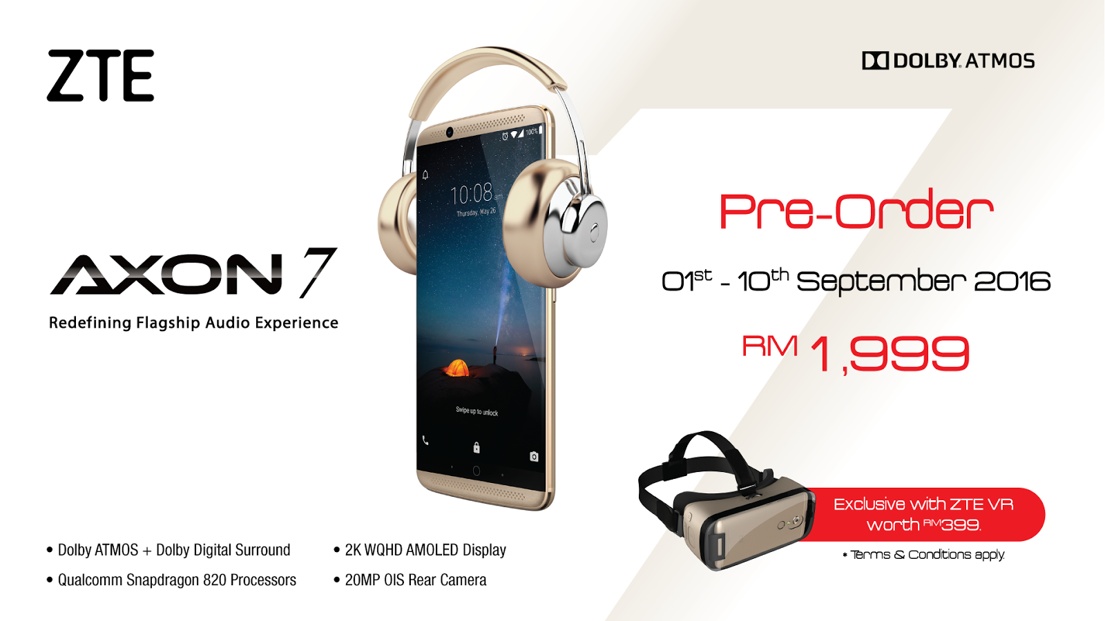 ZTE released it's Axon 7 here in Malaysia! | TAV