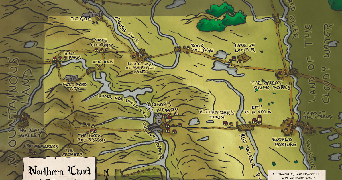 Map of the Week: Fifty Fantasy States