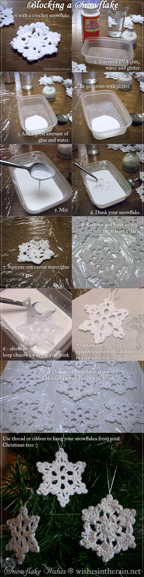 Free Pattern: Snowflake Wishes 1 | wishes in the rain