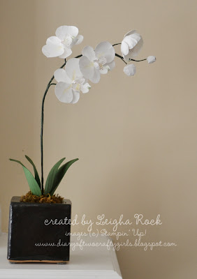 Diary of Two Crafty Girls: Paper Orchid Tutorial