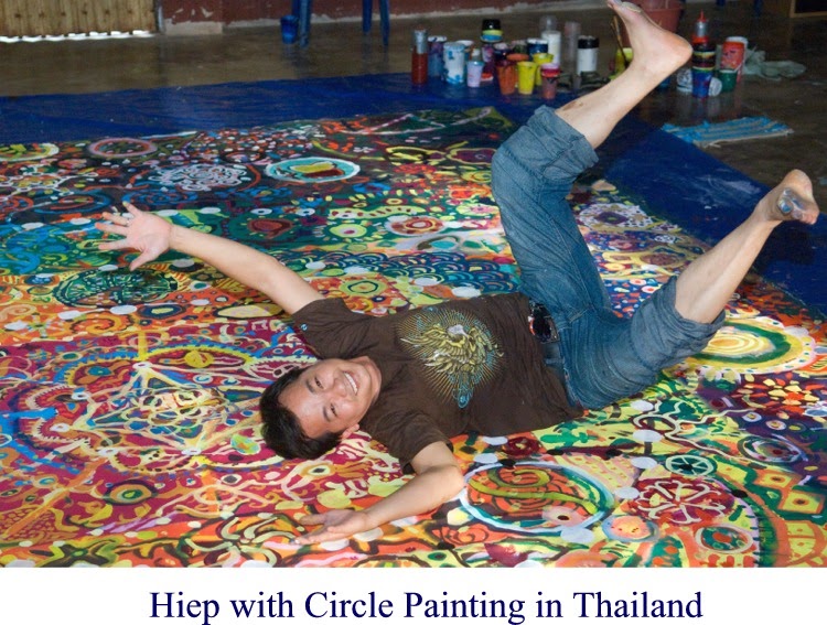 The David Lubin Art Studio: Community Building Circle Painting
