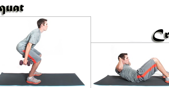 Macam Macam Gerakan Variasi Crunch dan Squat - PENJASORKES