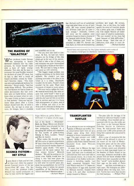STARLOGGED - GEEK MEDIA AGAIN: 1979: BATTLESTAR GALACTICA in FUTURE ...