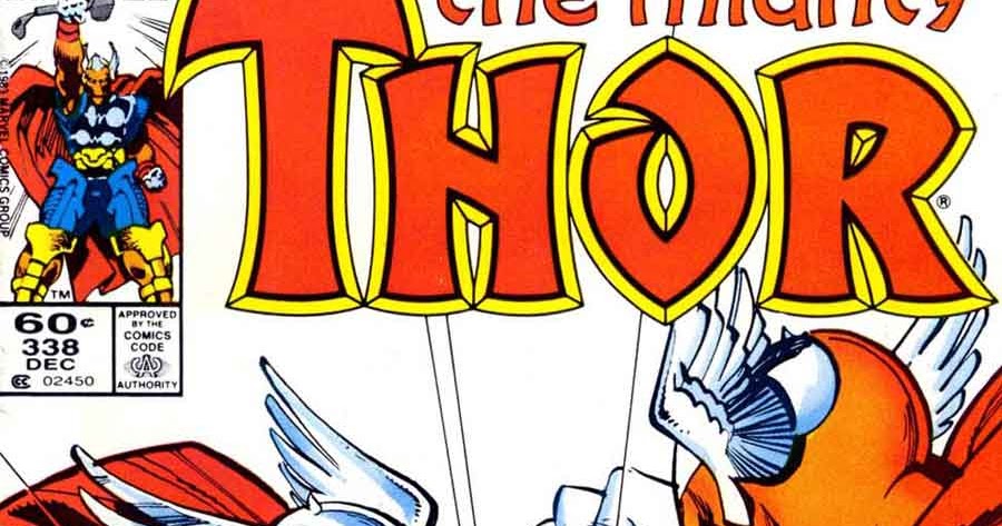 Thor #338 - Walt Simonson art & cover - Pencil Ink