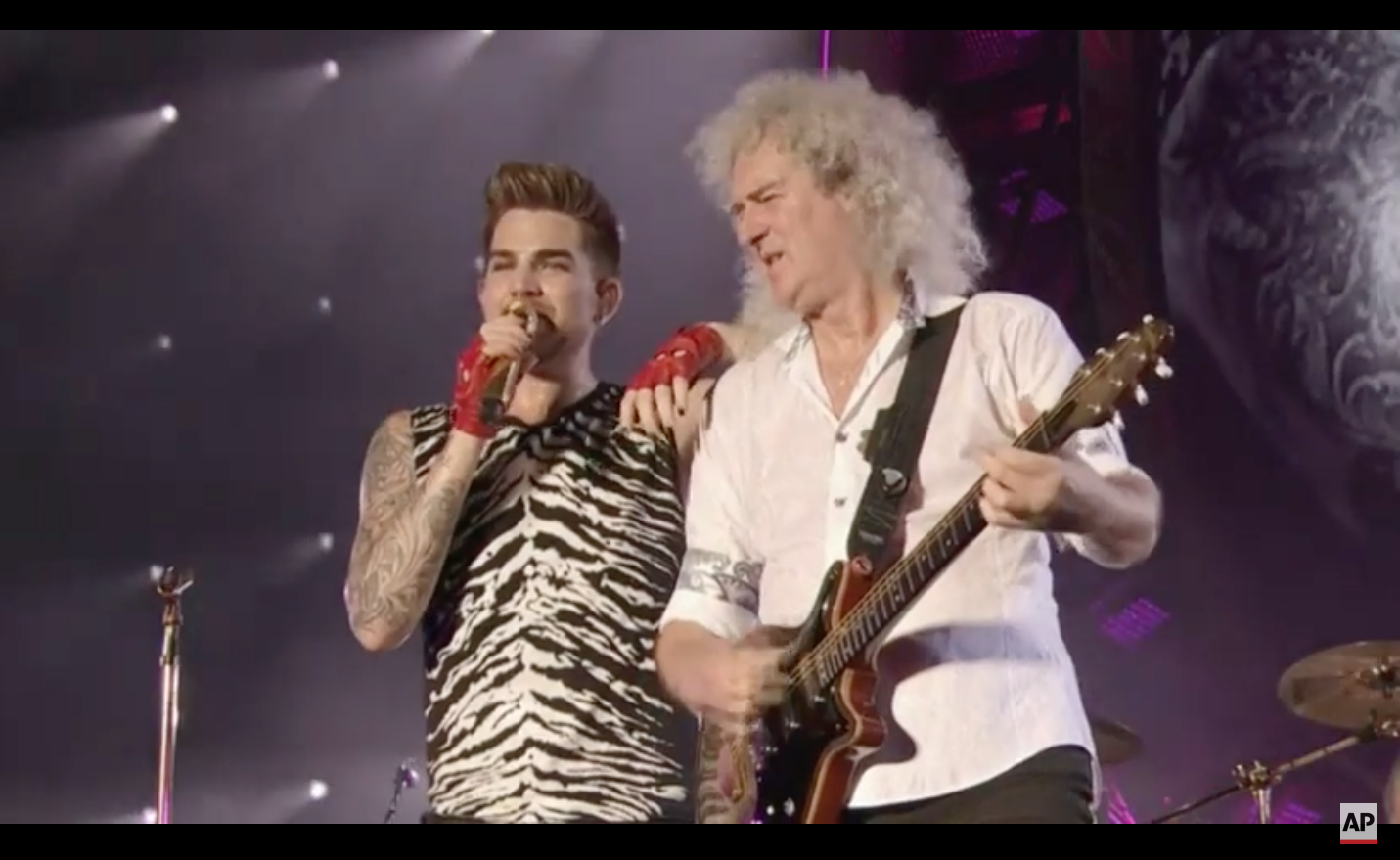 Associated Press VIDEO/Interview: Queen [+Adam Lambert as frontman ...