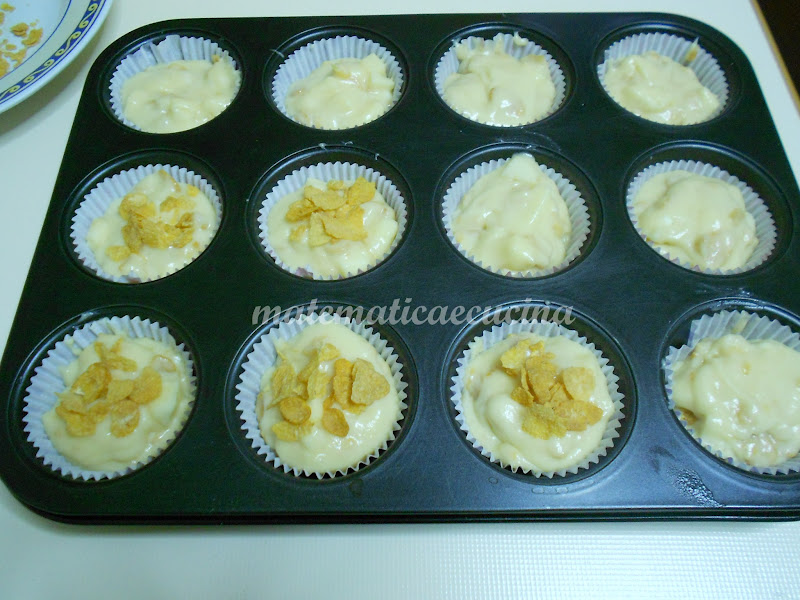 m@tematicaecucina: Muffins alle Mele e Corn Flakes