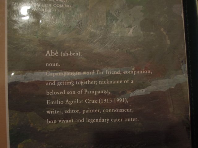 In Pinay's Tummy: TASTE OF PAMPANGA: ABE'S RESTAURANT IN SERENDRA, FORT ...