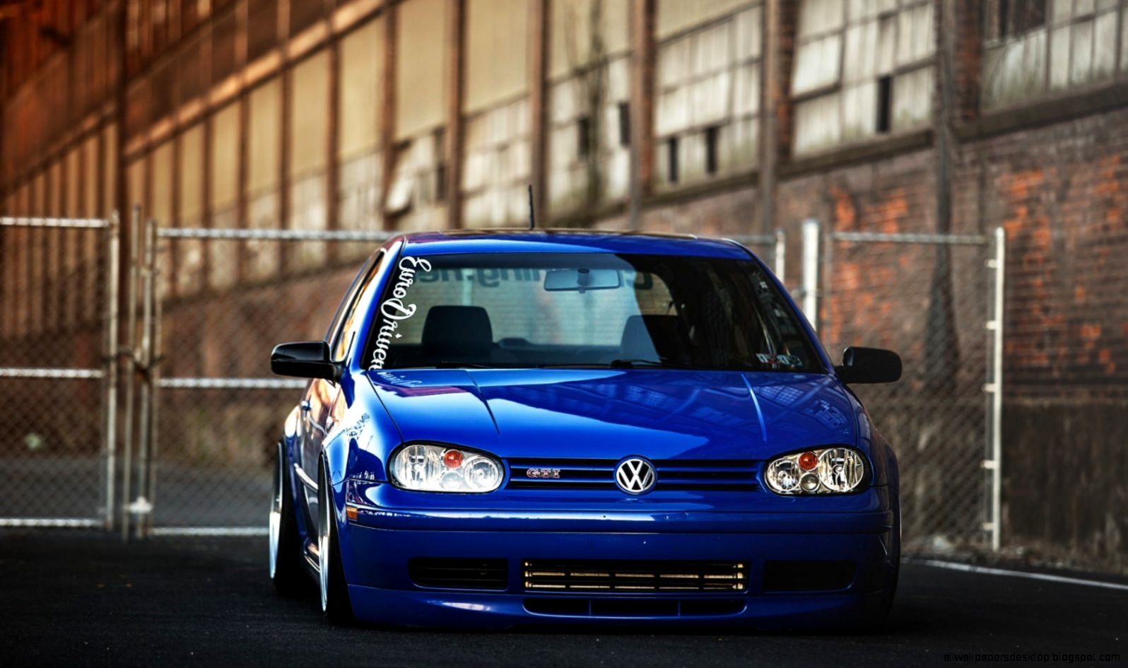 Volkswagen Golf Gti Blue Hd Wallpaper | All Wallpapers Desktop