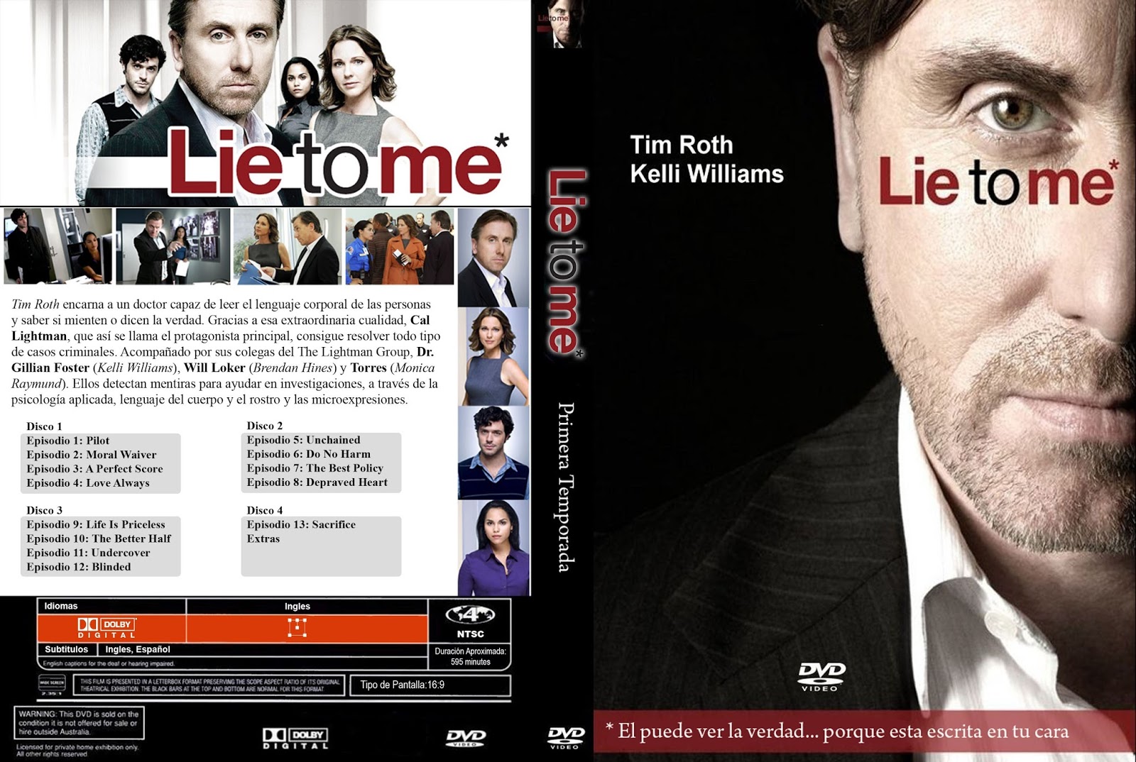 ESTRENOS EN BLU RAY: LIE TO ME PRIMERA TEMPORADA
