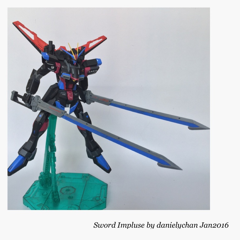 Gundam Family: MG 1/100 Sword Impulse Gundam Painted Build
