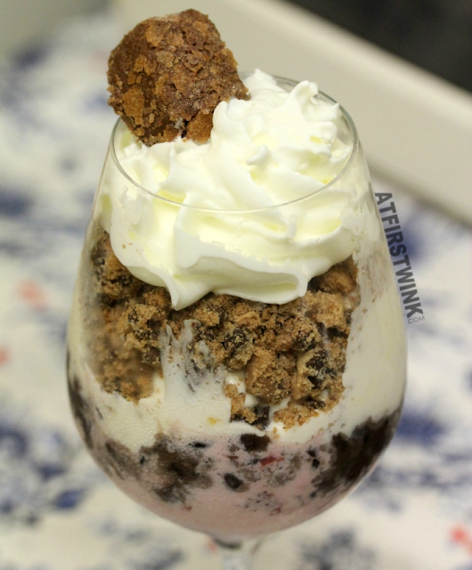Recipe: red bean ice cream sundae