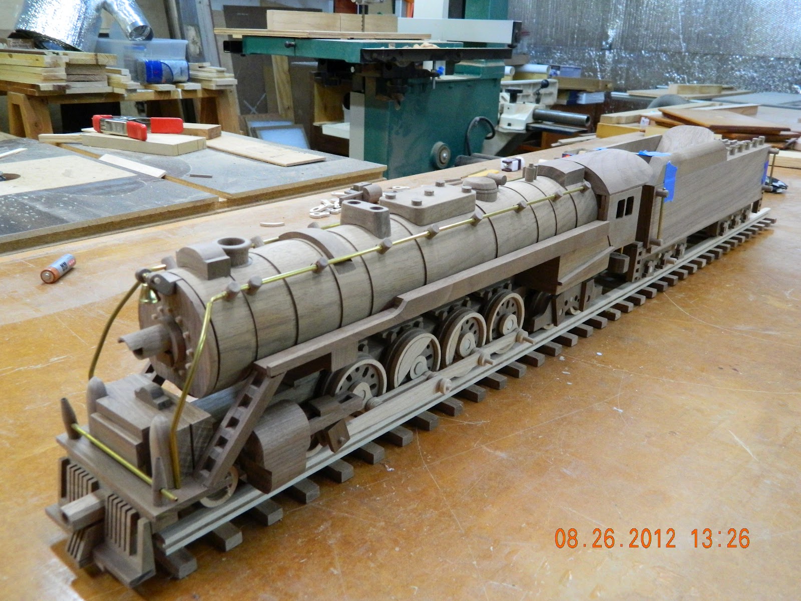 Johnson's Woodworks: 1949 Reading Steam Freight Train Scale Model