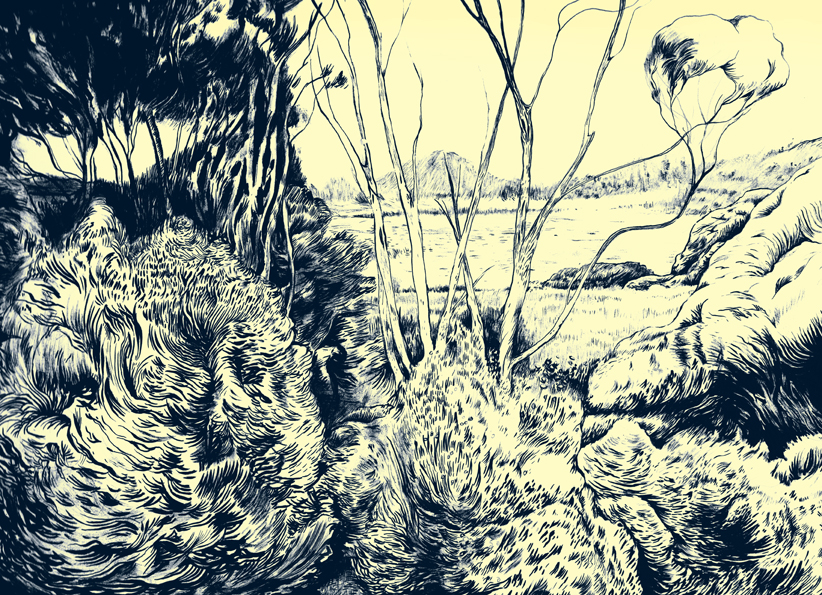 Sam Pash Illustration: Experimental/Landscapes