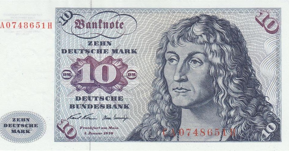 German Money 10 Deutsche Mark banknote 1970|World Banknotes & Coins ...