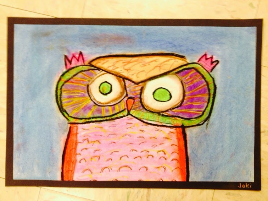 WHAT'S HAPPENING IN THE ART ROOM??: 4th Grade Owls