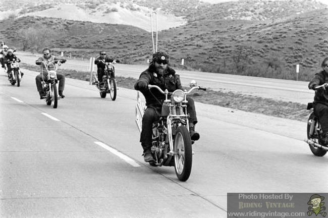 Hells Angels in the Wind ~ Riding Vintage