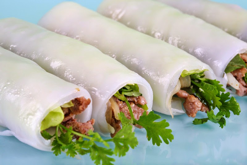 Vietnam Places: Rolled Pho (Pho Cuon)