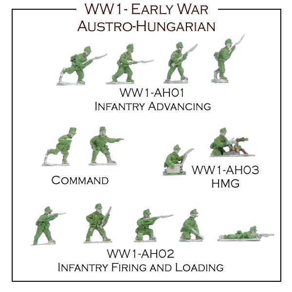 10mm Wargaming: WW1 Austro-Hungarian Infantry by Kallistra