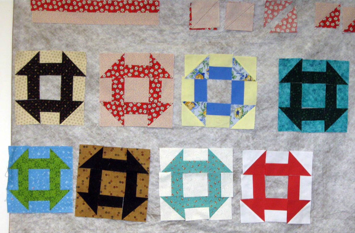 Fiber Antics by Veronica: Beginning quilters learn basic block units ...