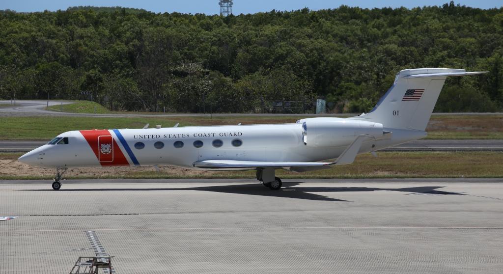 Far North Queensland Skies: U.S. Coast Guard C-37A in town
