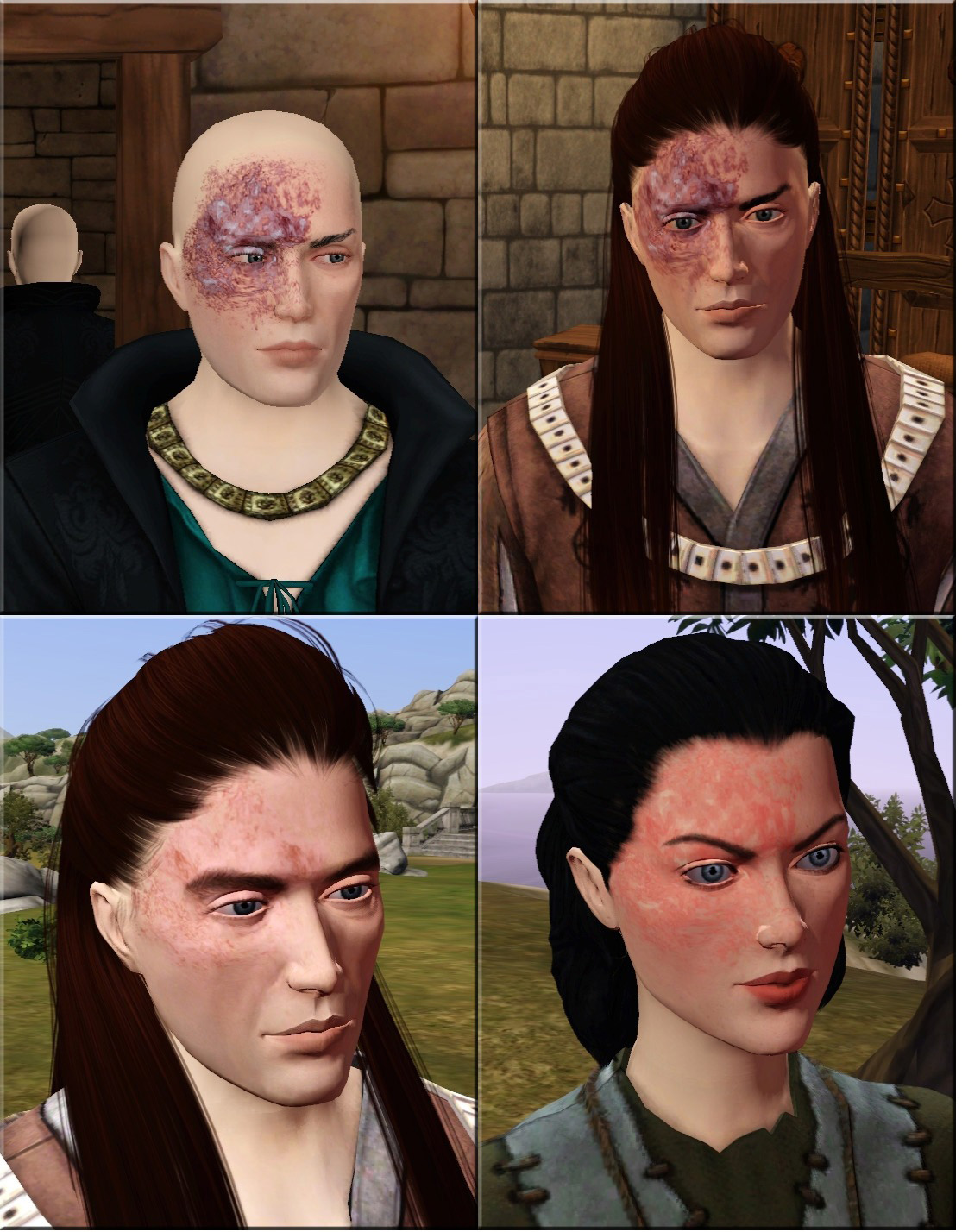 Загрузки для Sims Medieval : Burn scar by i-like-teh-sims - for TSM ...