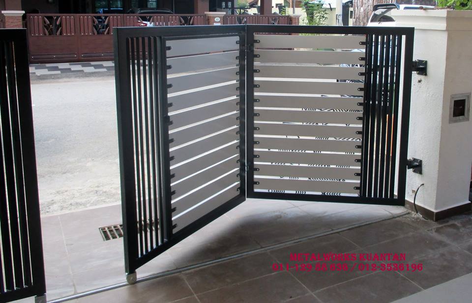 METAL WORKS KUANTAN: PINTU PAGAR ALUMINIUM