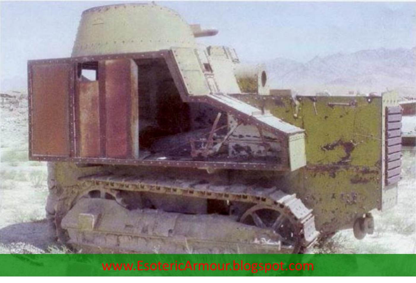 Esoteric Armour: Afghanistan Disston Tractor Tank