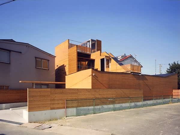 Japanese Wood-Clad House Design With Multi-Level Decks ~ THE ...