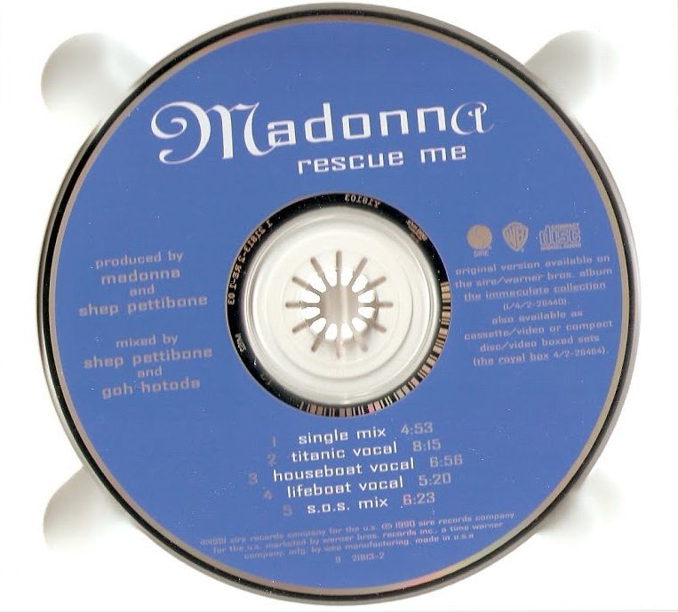 LA ESTACIÓN DE LOS DJS: MADONNA * RESCUE ME (FLAC)