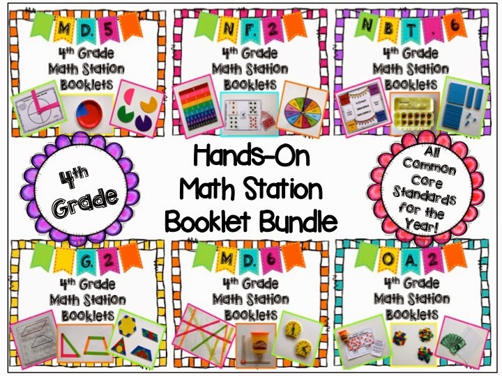Mrs. C's Classroom: 4th Grade Hands-On Math Booklets