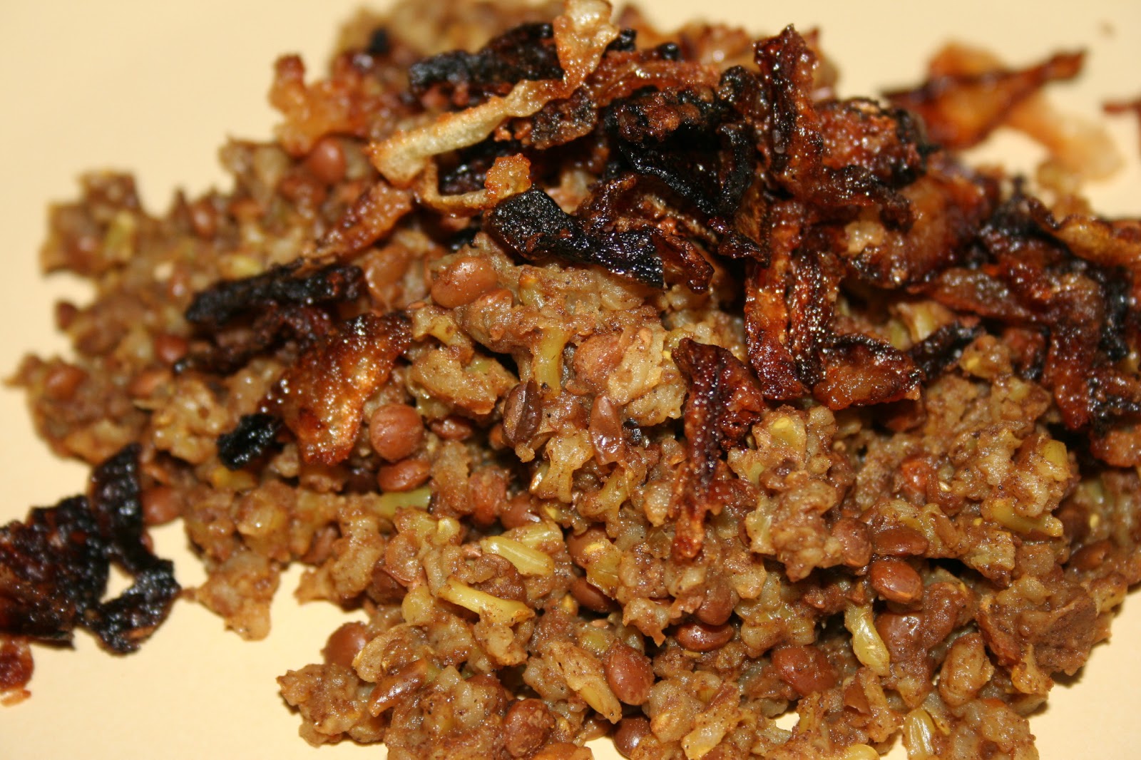 Richler Recipes: Mejadra (Middle-Eastern Spiced Rice and Lentils)