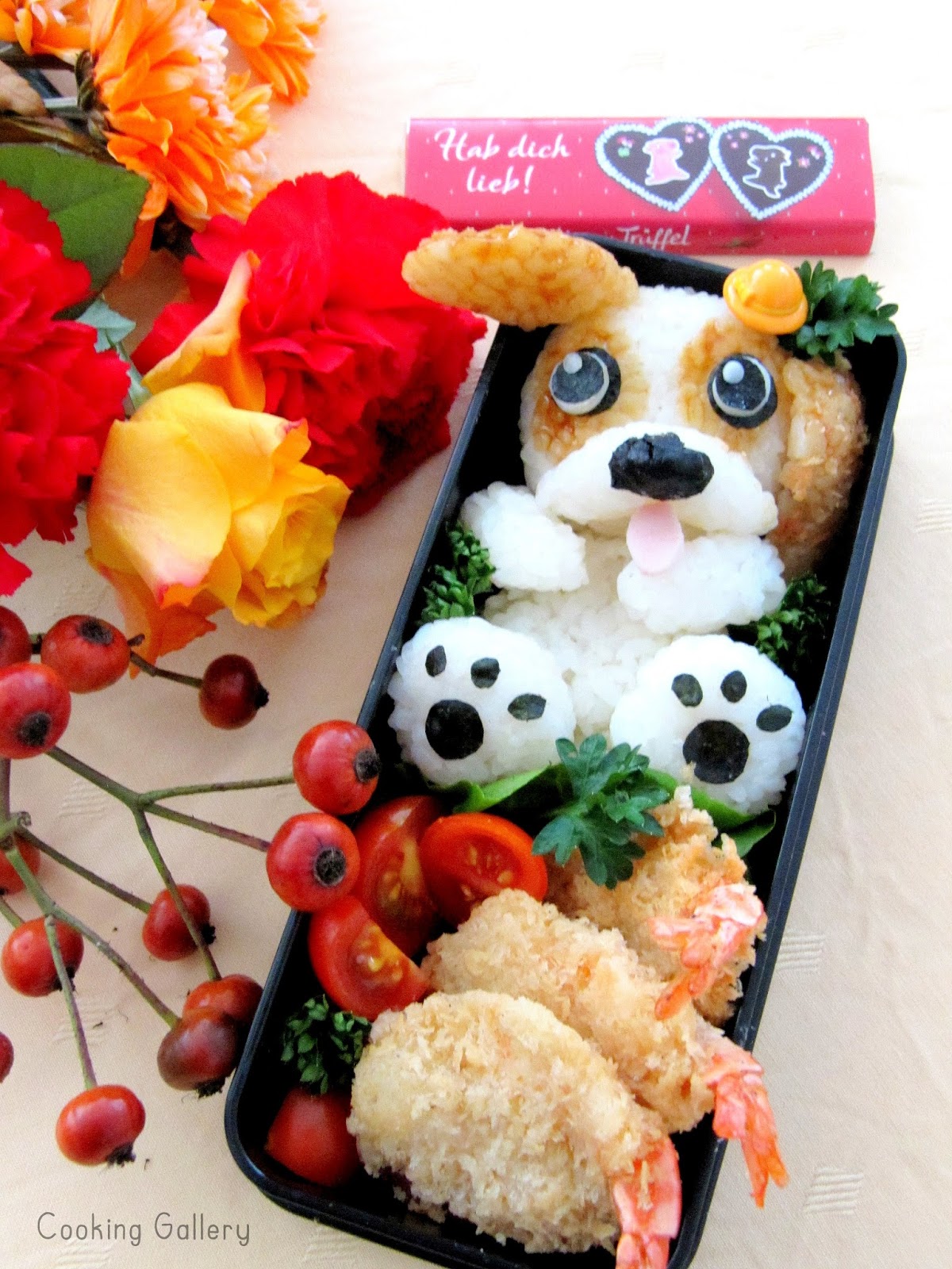 Cute Puppy Bento | Cooking Gallery