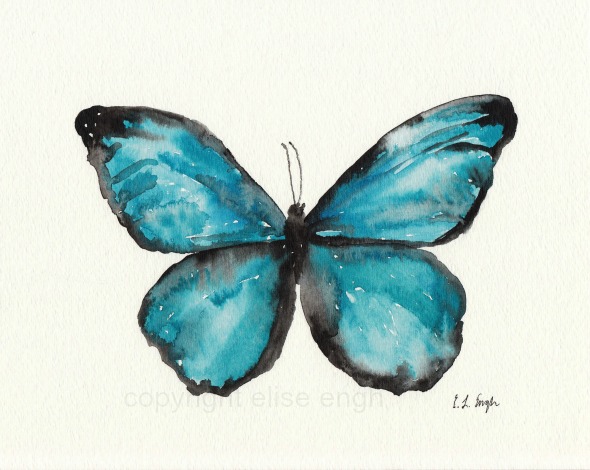 Easy Watercolor Paintings Of Butterflies