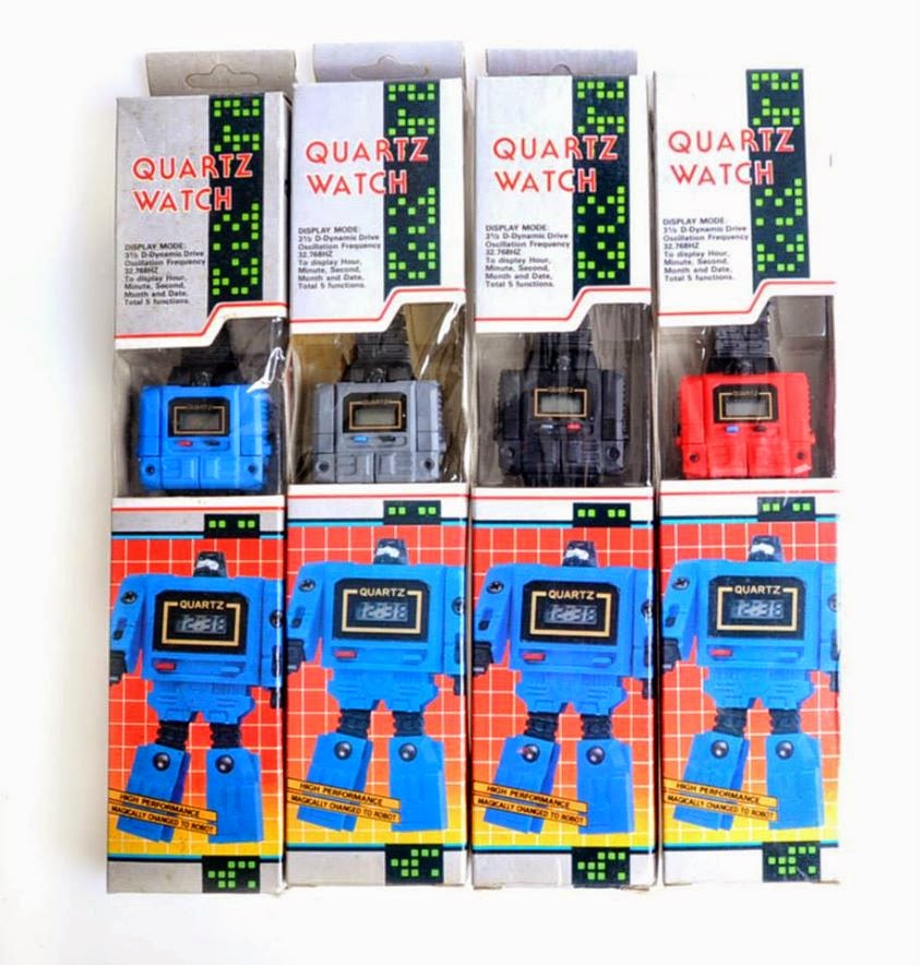 TIN TOYS MAINAN KALENG JADOEL: JAM TANGAN ROBOT