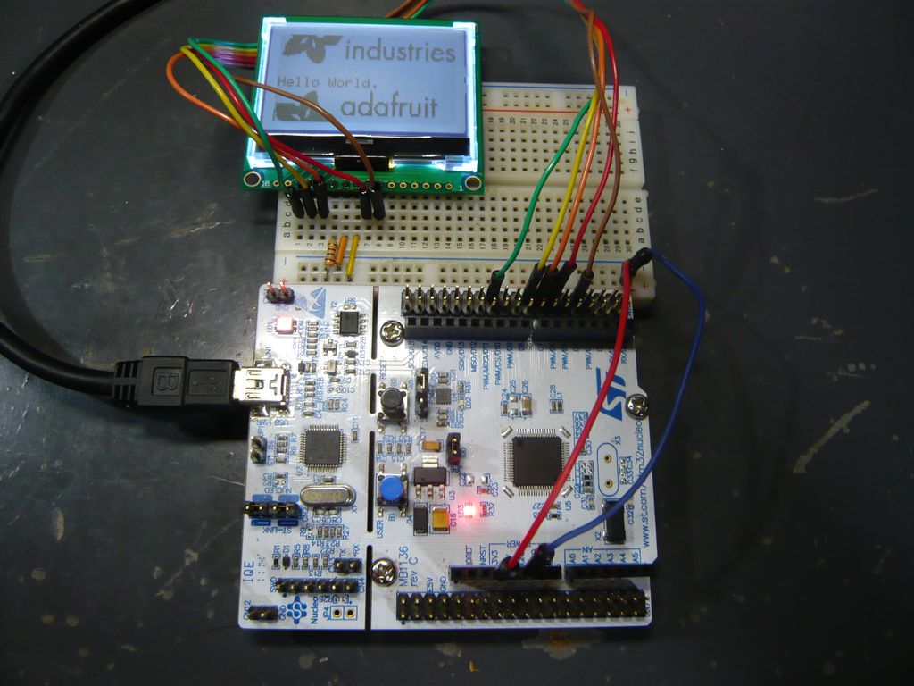 音源とオーディオの電子工作（予定）: Nucleo F401REのMorpho HeaderでaitendoのSPI Graphic LCDの ...