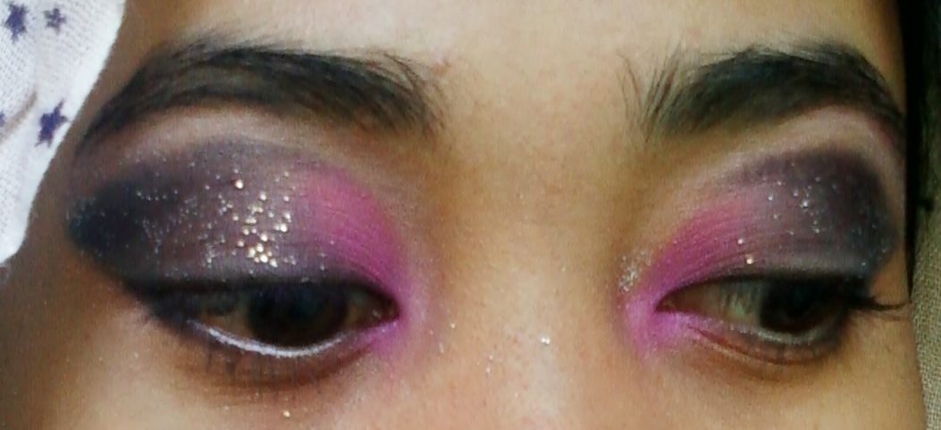 SKY IS THE LIMIT.... (Galaxy eye makeup tutorial) - dkwp