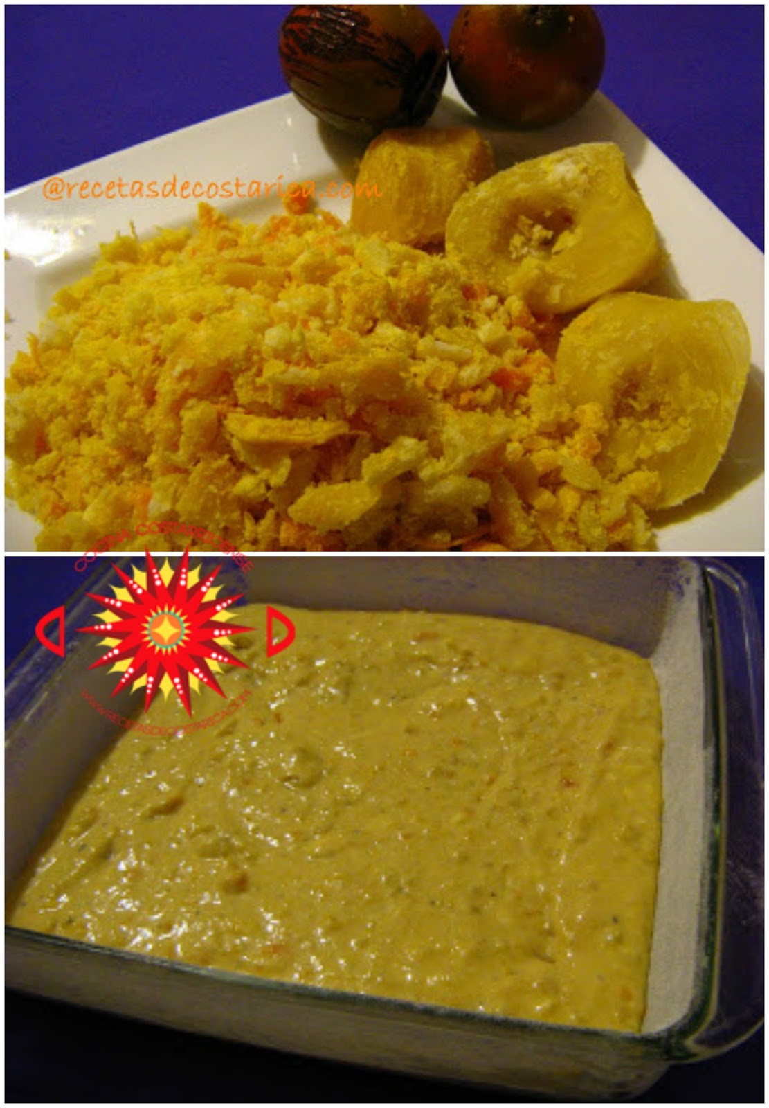 Cocina Costarricense: pan de pejibaye