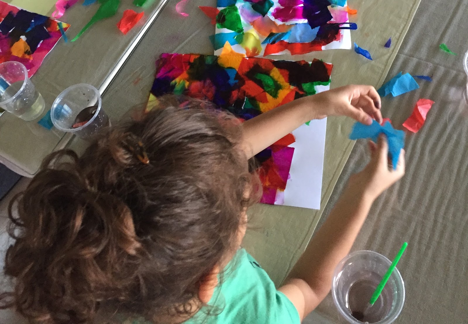 Tissue Paper Painting