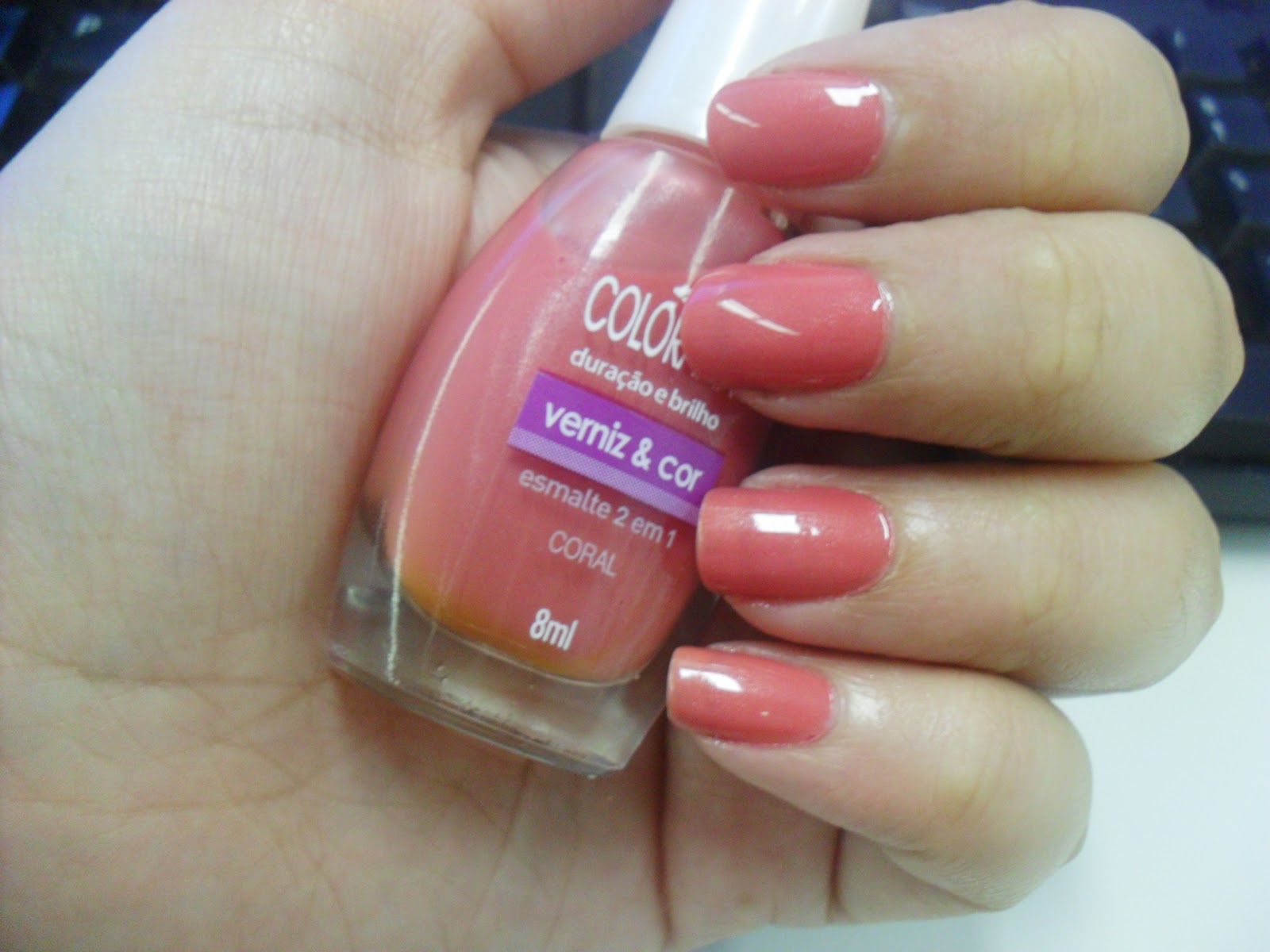 Esmaltismo: Coral, da Colorama - Rosinha Coral!