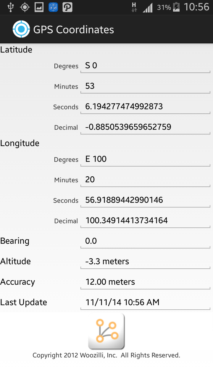 GPS Coordinates | All About Andro