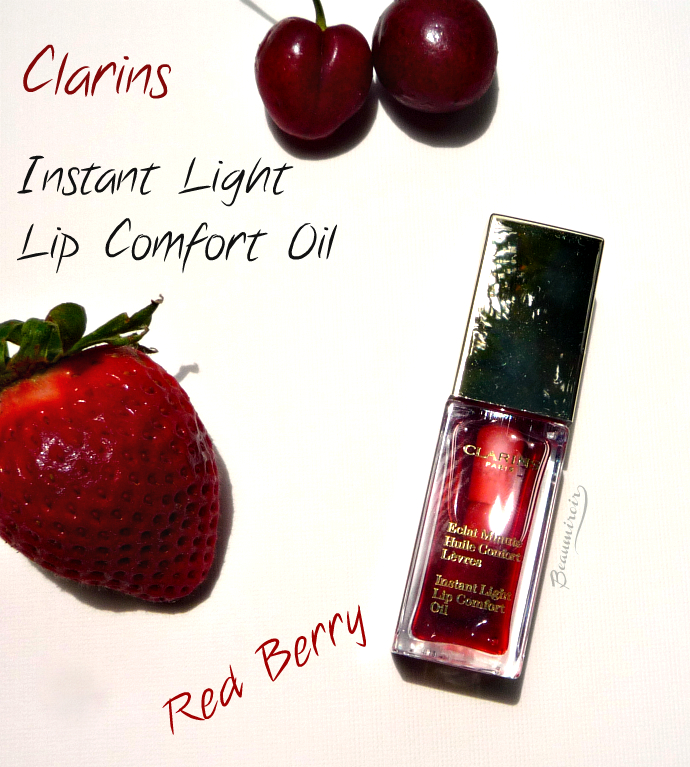 #FrenchFriday: a shot of grenadine syrup with Clarins Instant Light Lip ...