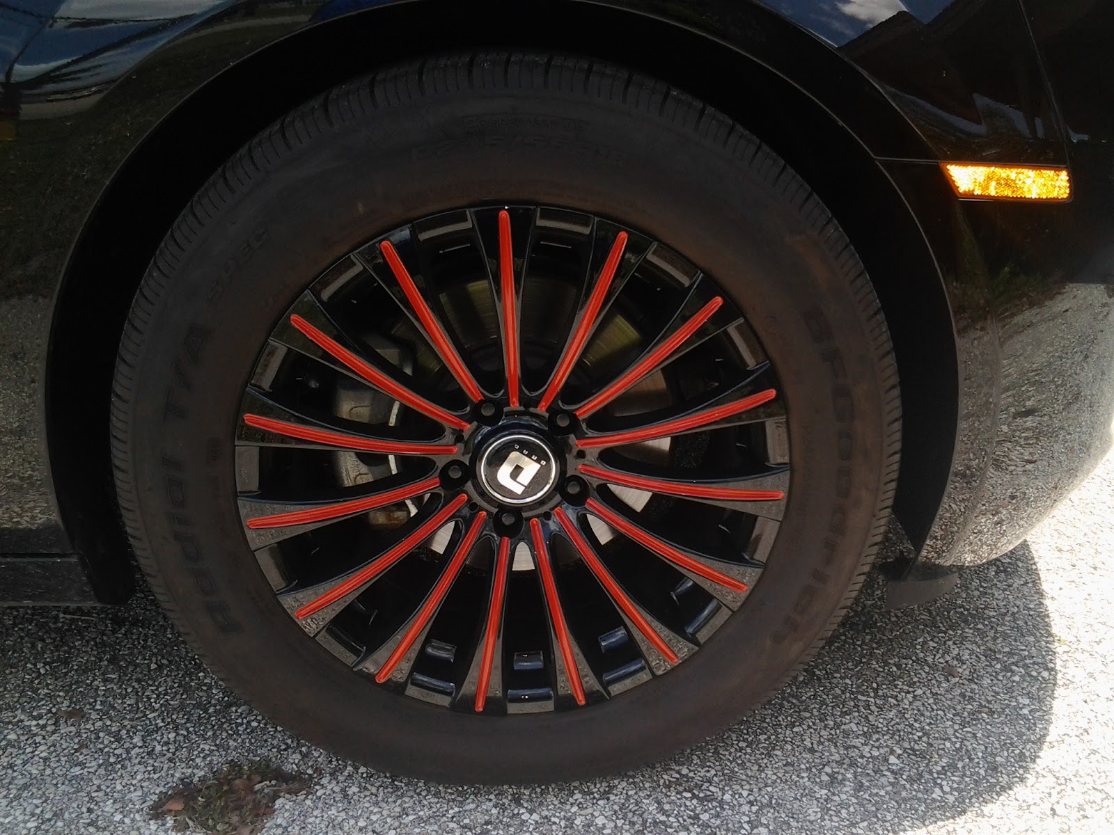 2012 Camaro- A Father and Son Project: Black/Inferno Orange Rims