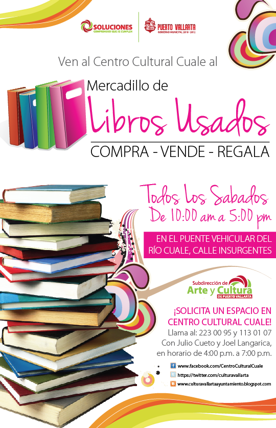 Cultura Vallarta: ¿Tienes libros en casa que ya no vas a necesitar y ...