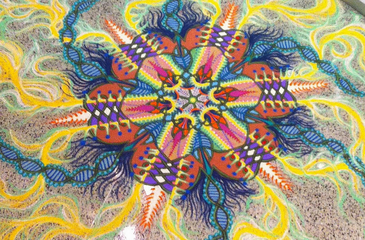 Geometric Sand Paintings by Joe Mangrum