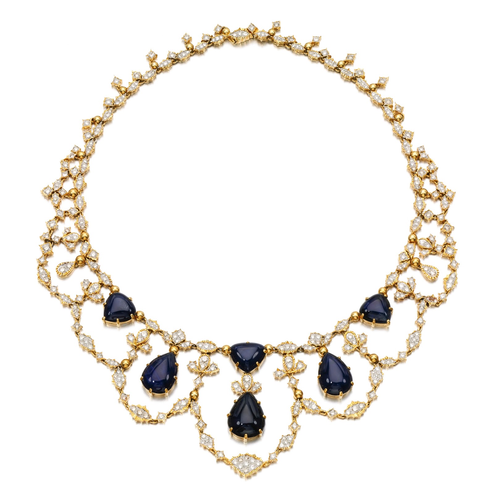 Marie Poutine's Jewels & Royals: Magnificent Sapphire Necklaces