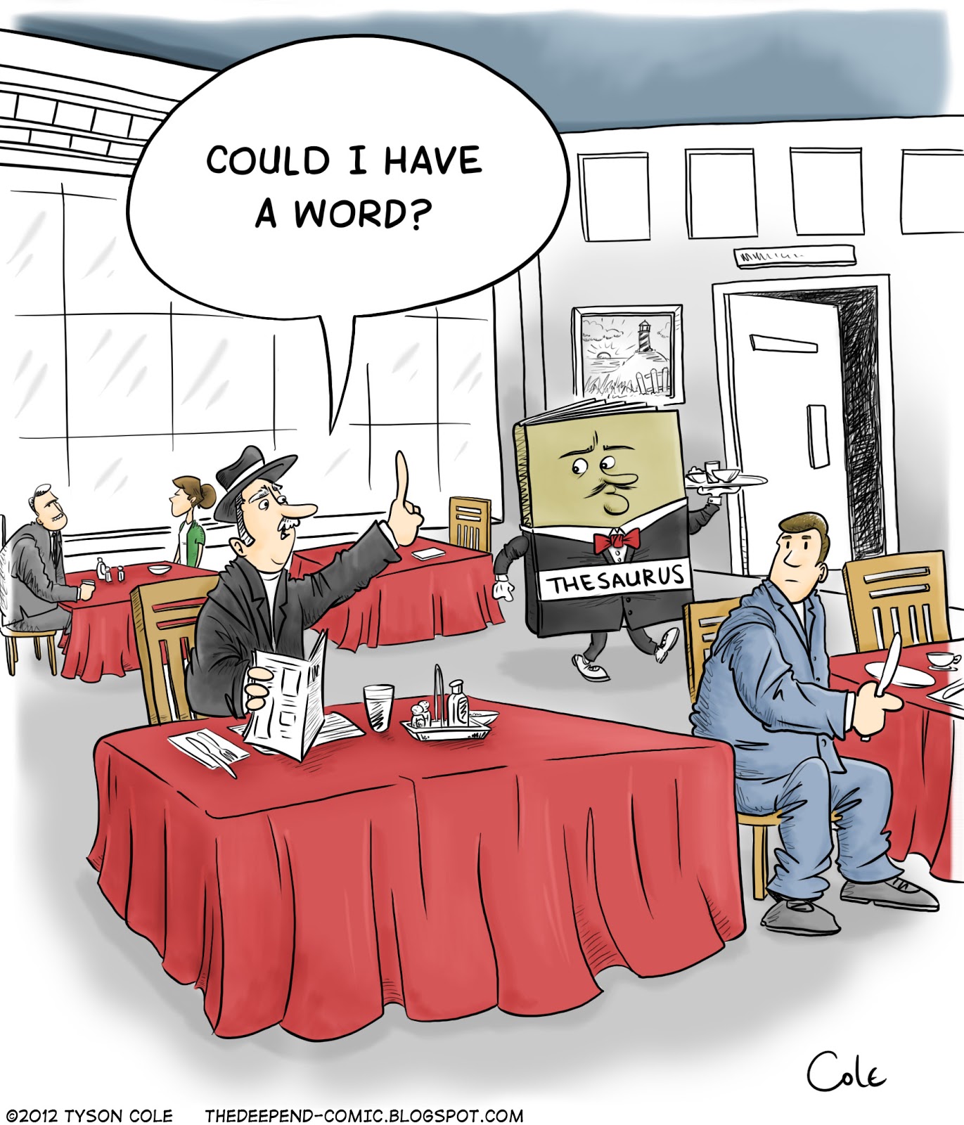 The Deep End: Wordy Waiter