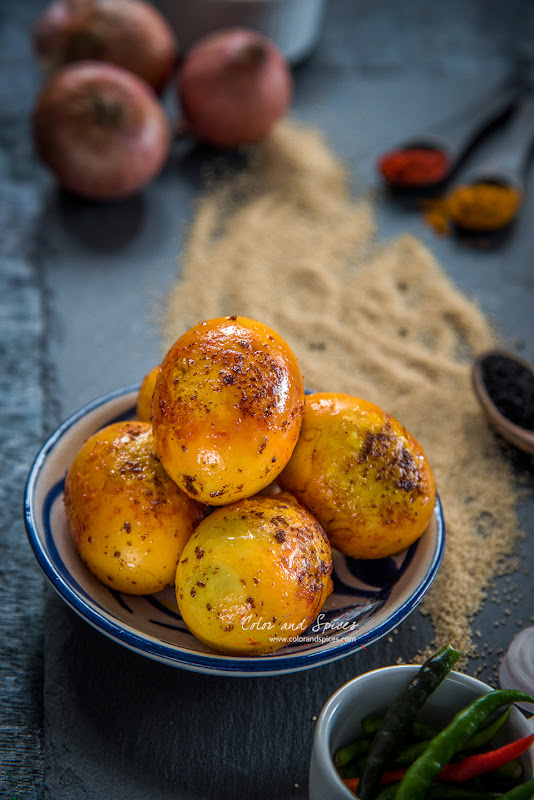 Color and Spices: Dim Posto...(egg with poppy seed paste)