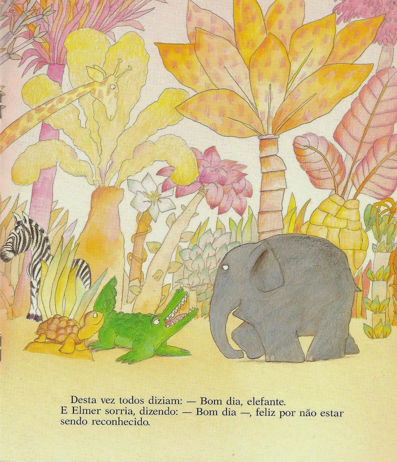 Aprendendo com a Tia Debora: Livro Elmer o elefante xadrez