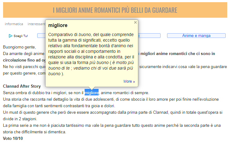 Google Dictionary, conoscere il significato delle parole su internet ...